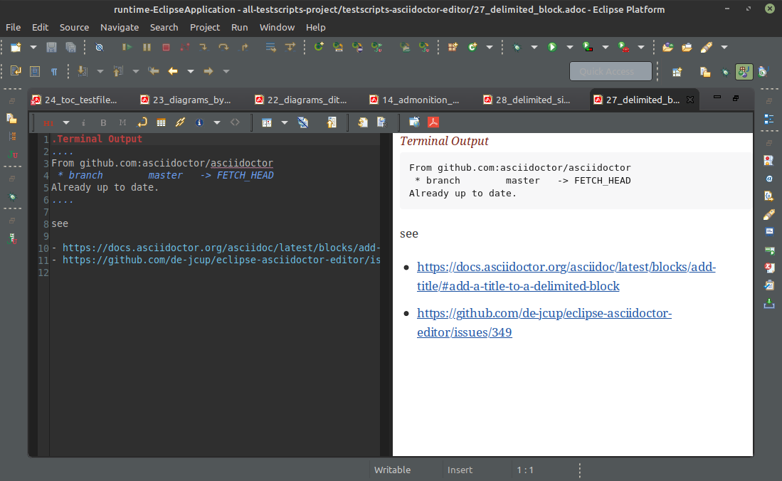 Syntax highlighting: Support block titles · Issue #348 · de-jcup ...