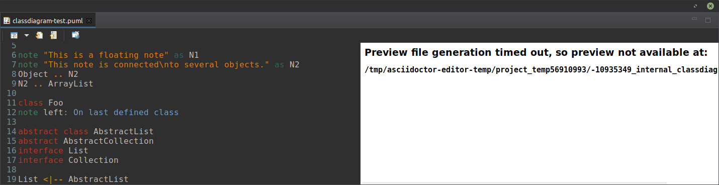 Image generation always timing out. · Issue #358 · de-jcup/eclipse-asciidoctor-editor · GitHub