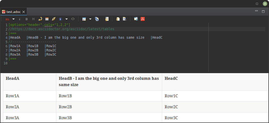 Change table template · Issue #390 · de-jcup/eclipse-asciidoctor-editor · GitHub