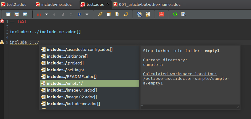 Dynamic content assist parts shall give more information about real ...