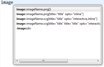 include missing in code completion · Issue #115 · de-jcup/eclipse-asciidoctor-editor · GitHub