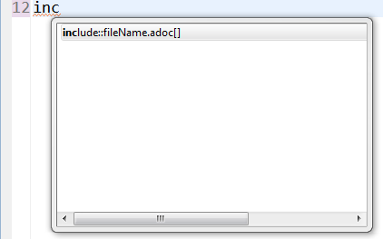 include missing in code completion · Issue #115 · de-jcup/eclipse-asciidoctor-editor · GitHub