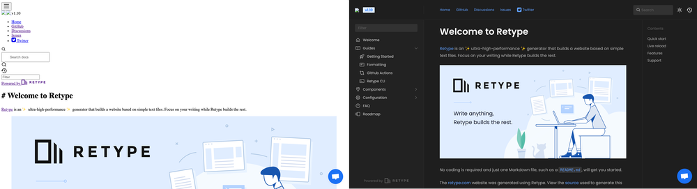 Is there a setup that allows me to open the built index.html locally without a server ...