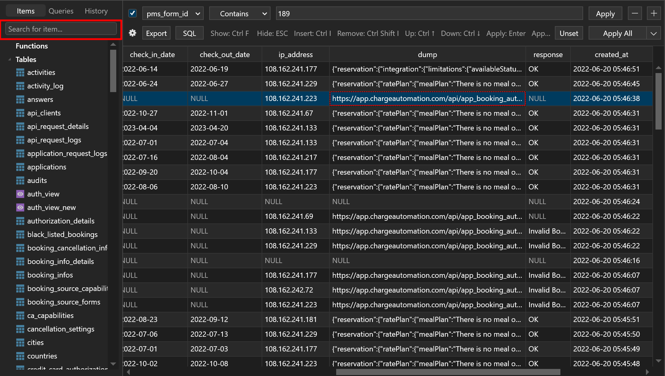 Keyboard shortcut to search in left "Item List Sidebar" · Issue #527 · TablePlus/TablePlus ...