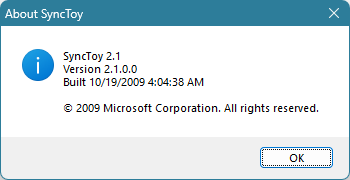 How about an updated SyncToy 2.1 for simple file backup pairs? · Issue #21826 · microsoft ...
