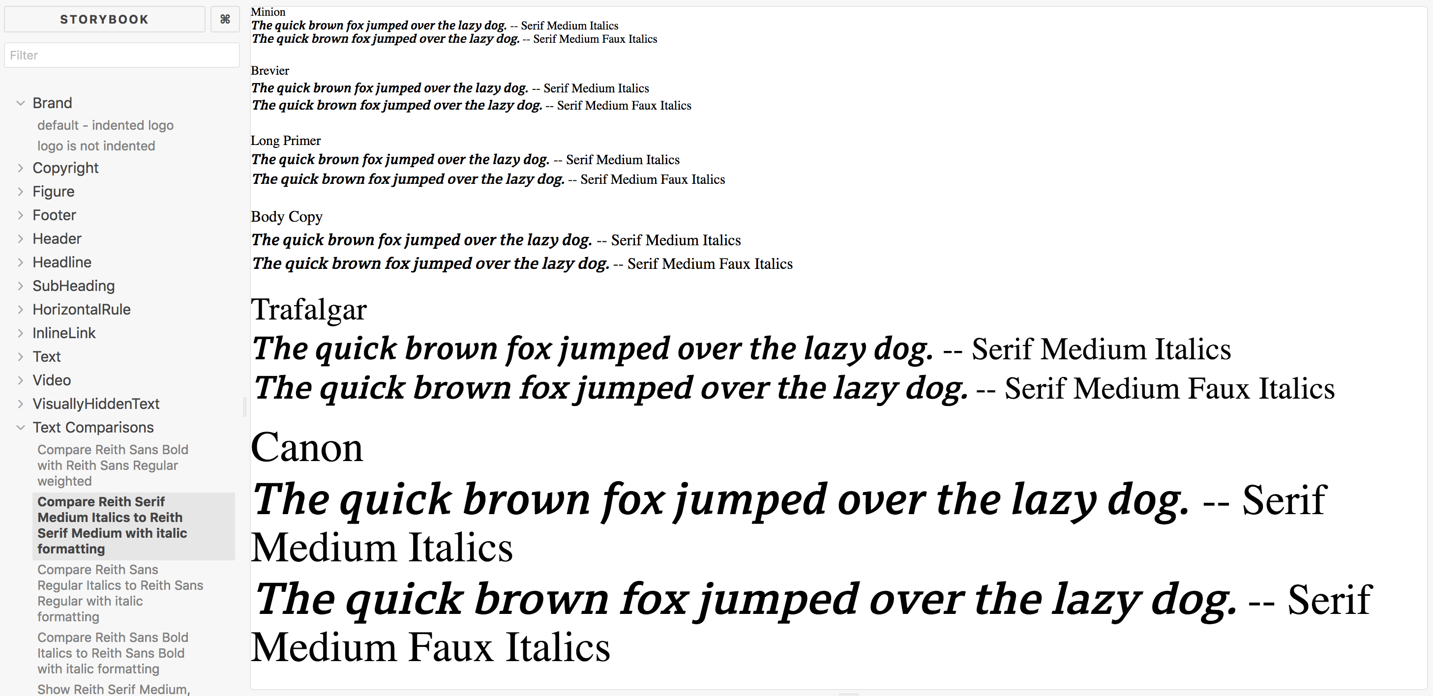 Compare Reith fonts with different formatting · Issue #656 · bbc ...