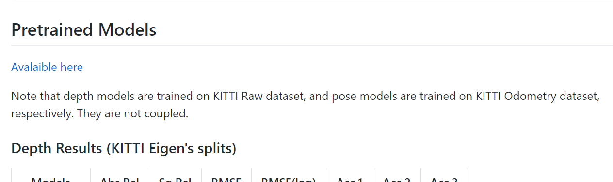 Research/SC-Models/cs+k_depth.tar · Issue #24 · JiawangBian/SC-SfMLearner-Release · GitHub