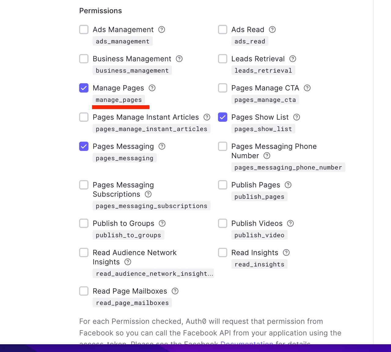Facebook Permission Error · Issue 360 · Auth0 Auth0 React · Github