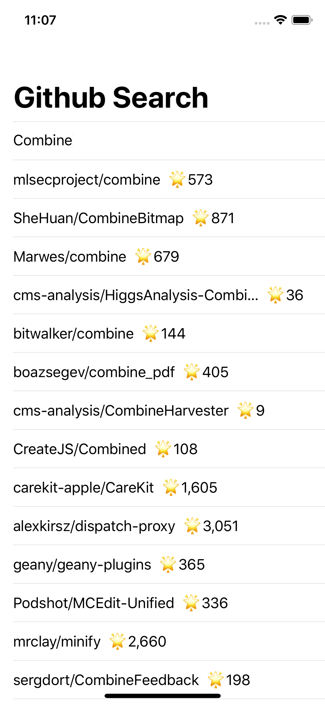 GitHub - cozzin/CombineExample GitHub - cozzin/CombineExample