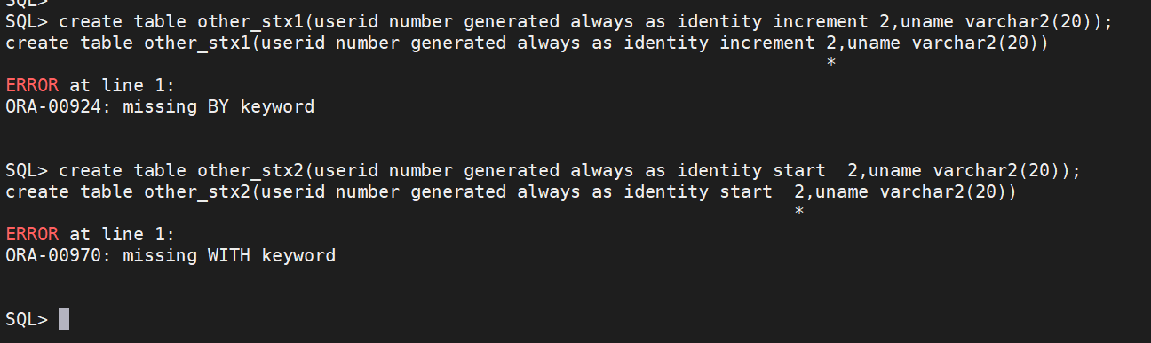 In Oracle mode, No error reported for missing keywords · Issue #286 · IvorySQL/IvorySQL · GitHub