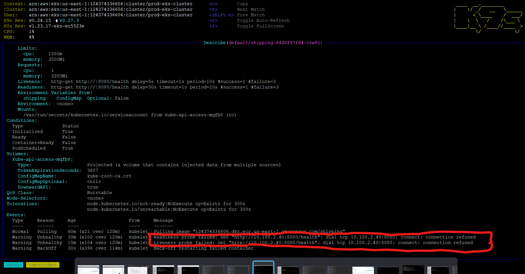 Connection refused error for probes · learndevopsonline ...