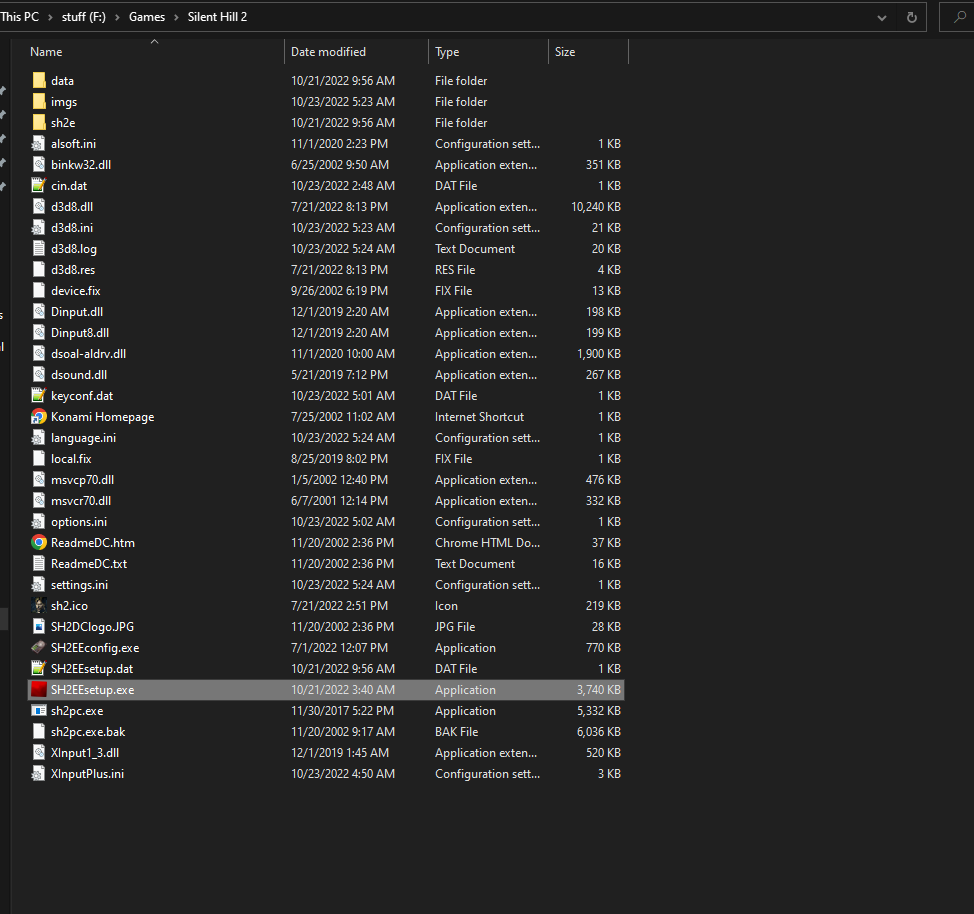 No Enhanced Edition menu? · Issue #632 · elishacloud/Silent-Hill-2-Enhancements · GitHub