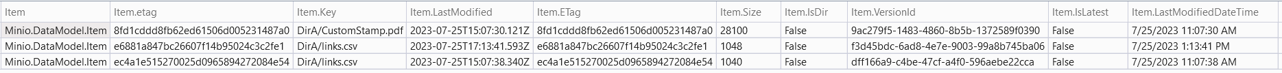 How To Detect Deleted Objects With Call To Listobjectsasync · Issue 807 · Minio Minio Dotnet