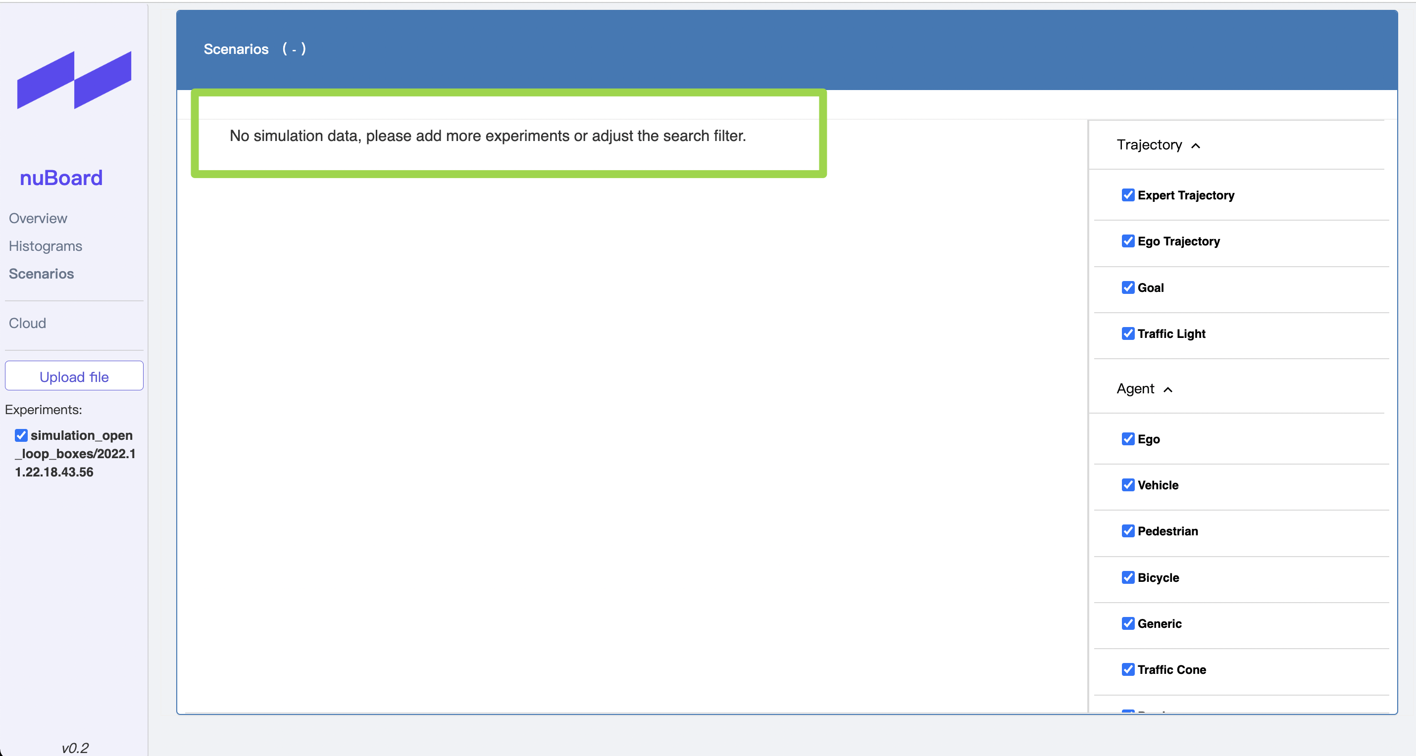 nuboard cant display histograms or scenarios · Issue #189 · motional/nuplan-devkit · GitHub