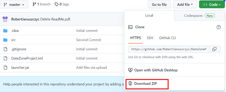 GitHub - RobertJanuszczyc/DateZoneProject