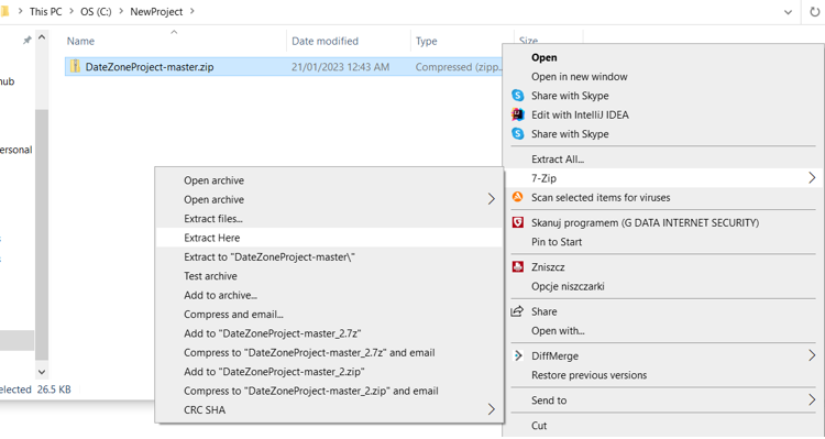 GitHub - RobertJanuszczyc/DateZoneProject
