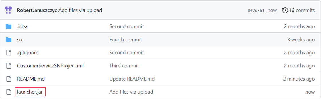 GitHub - RobertJanuszczyc/CustomerServiceSNProject