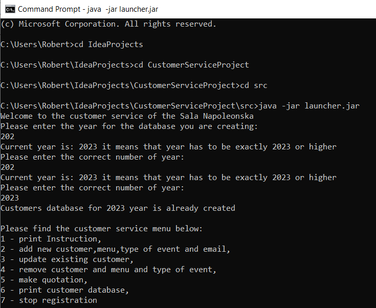 GitHub - RobertJanuszczyc/CustomerServiceSNProject