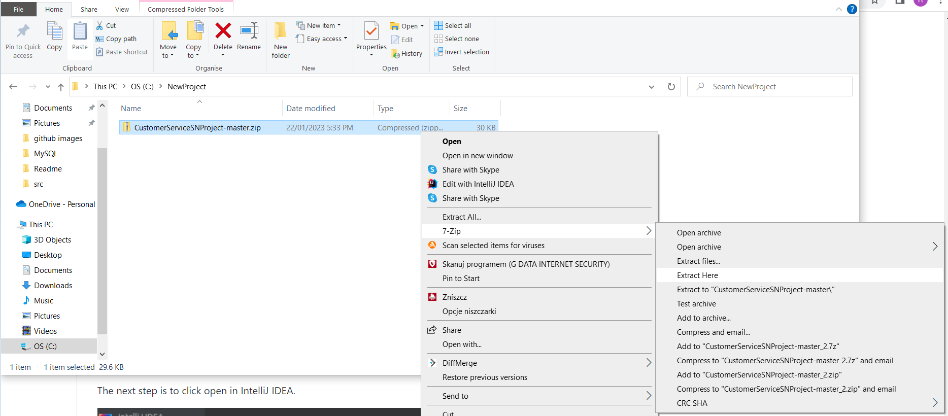 GitHub - RobertJanuszczyc/CustomerServiceSNProject