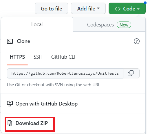 GitHub - RobertJanuszczyc/UnitTests