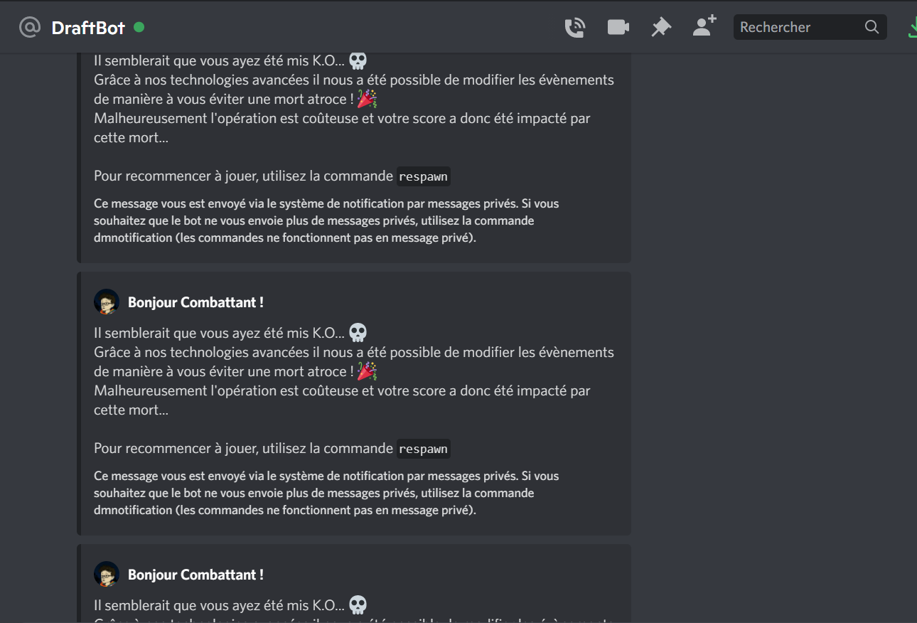 [BUG]: la mort ne bloque pas la commande report · Issue #1532 ...