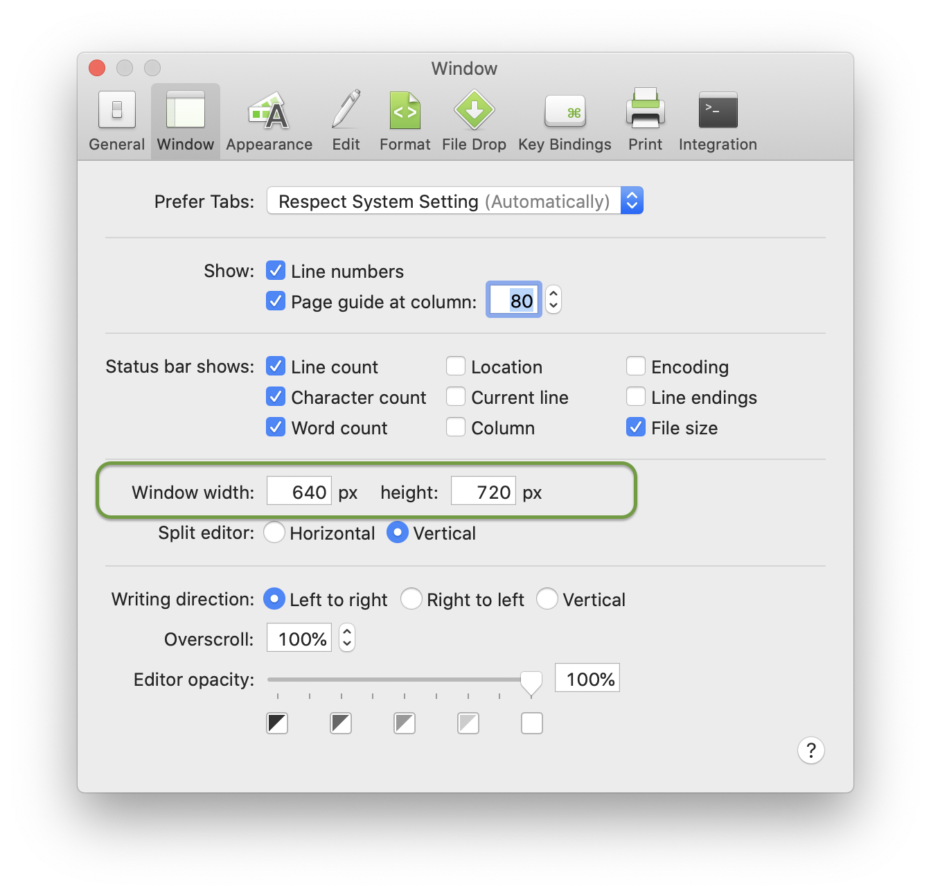 CotEditor window size · Issue #1025 · coteditor/CotEditor · GitHub