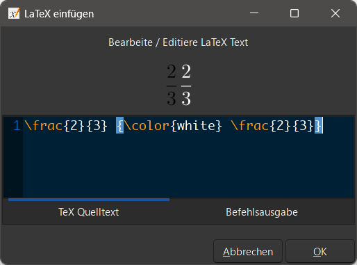 tex edit dialog: tex-result-background changes in light/dark mode · Issue #4356 · xournalpp ...