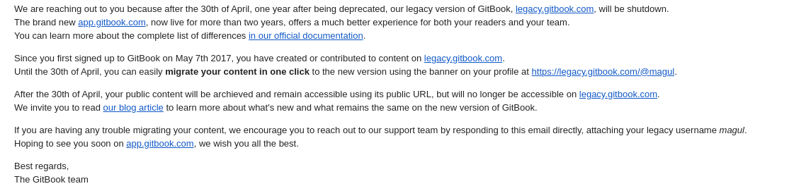 GitBook Legacy will be shutdown · Issue #1652 · DjangoGirls/tutorial · GitHub