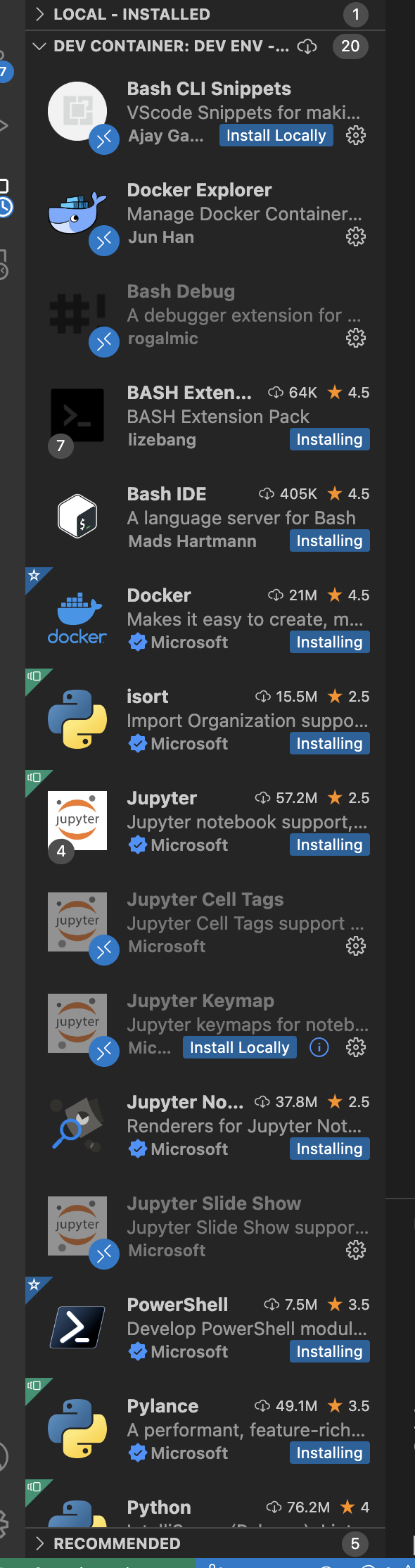 Began In 1750 Dev Containers The Terminal Process Failed To Launch A Native Exception