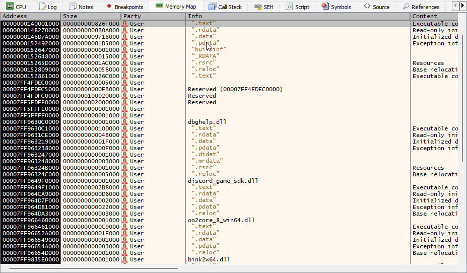Memory Map Address Row Bugg · Issue #2978 · x64dbg/x64dbg · GitHub
