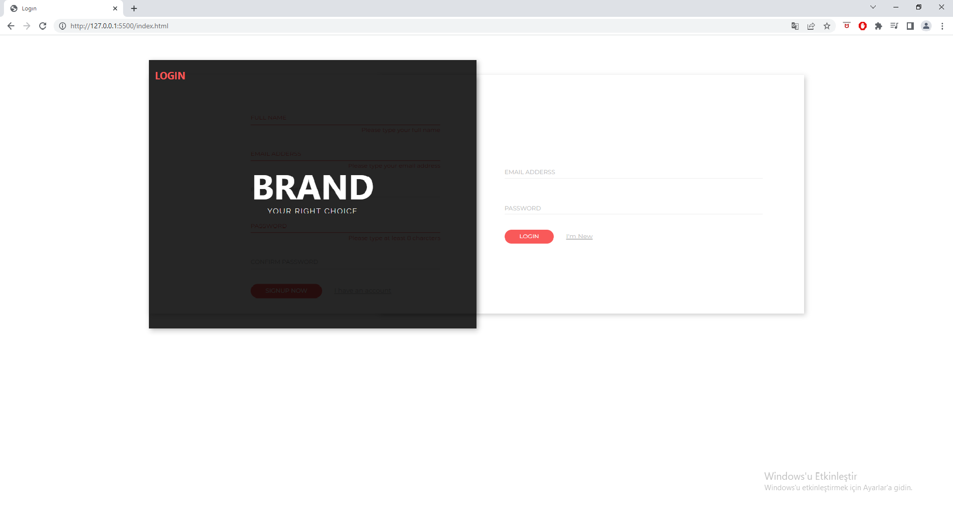 GitHub - Vedatakgun/Login: kayıt sayfası örnekleri