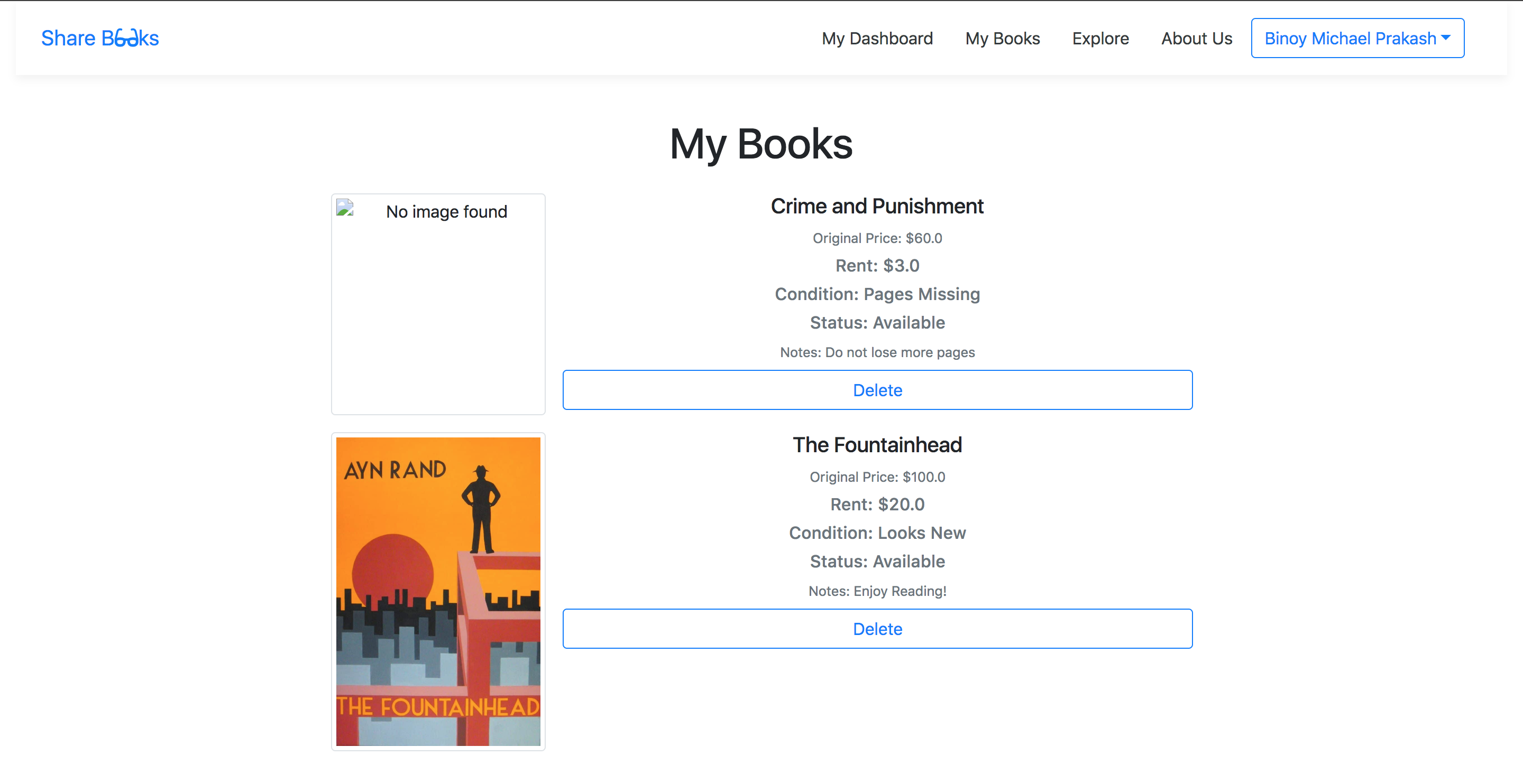 GitHub - varna-vincent/ShareBooks: A book sharing web application that allows you to borrow and ...