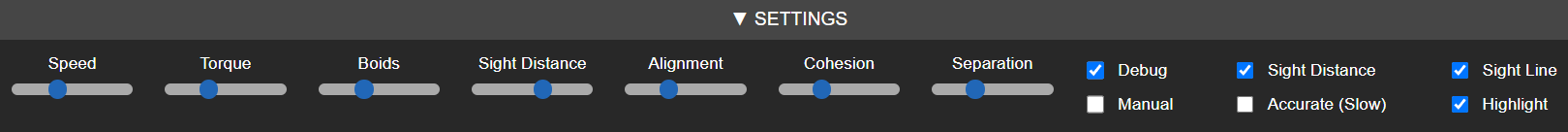GitHub - DannyGarciaCS/BoidFlockEmergentAI: Algorithm that simulates ...