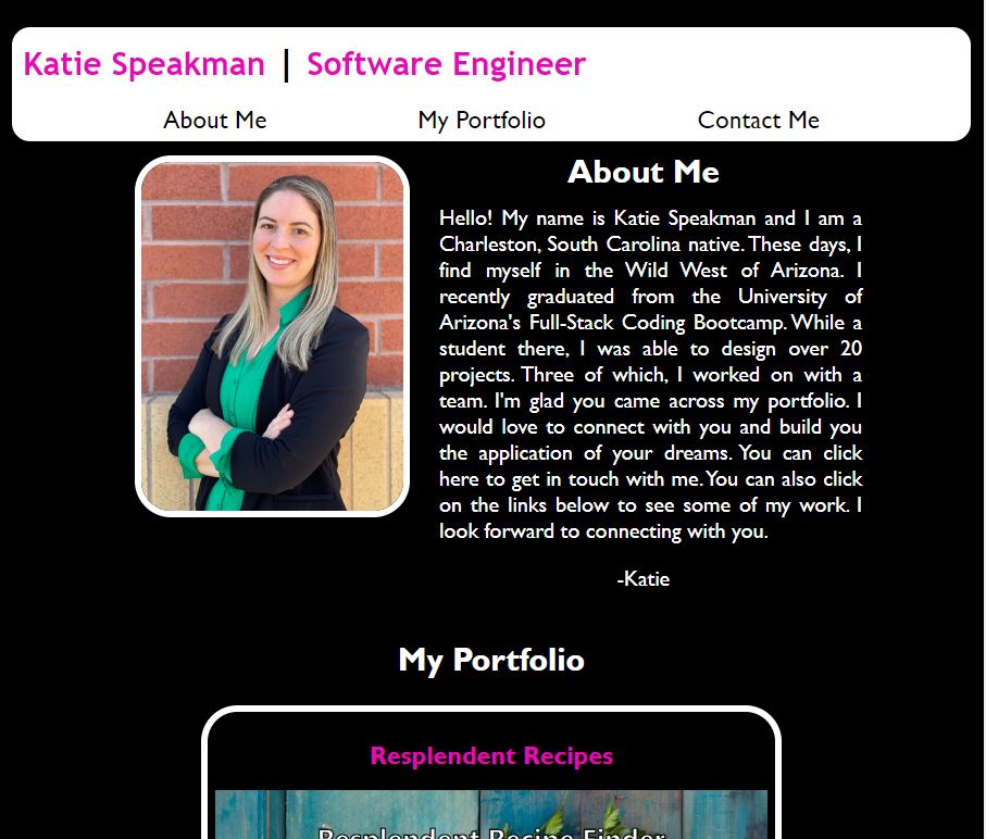 GitHub - krchandler27/portfolio-site: Module 2 Challenge