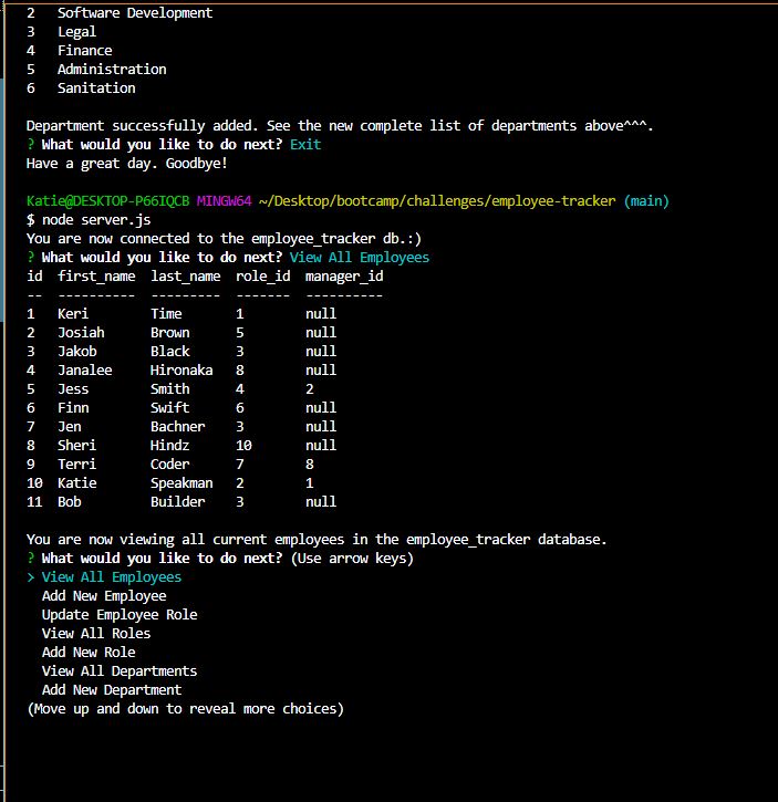 GitHub - krchandler27/employee-tracker