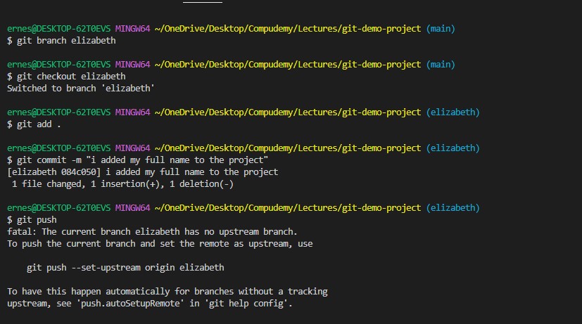 GitHub - compudemy/git-demo-project