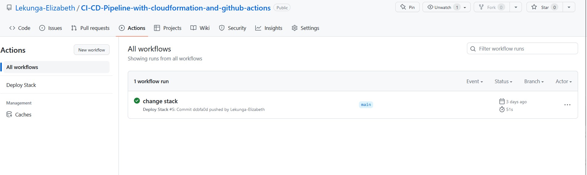 GitHub - Lekunga-Elizabeth/CI-CD-Pipeline-with-cloudformation-and-github-actions