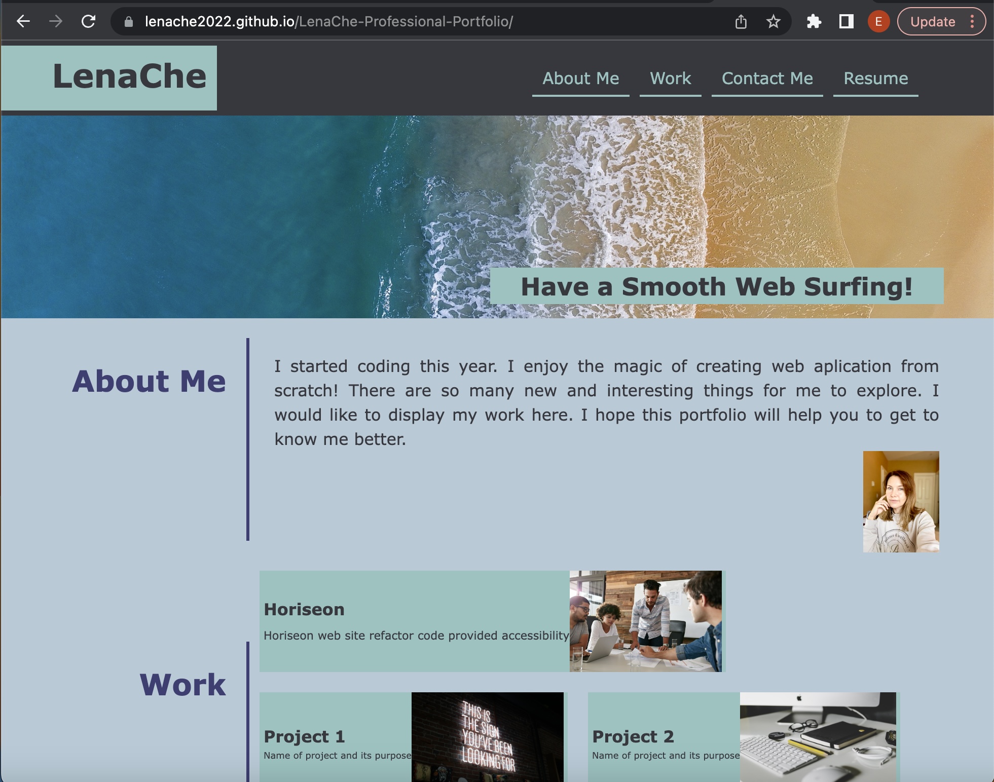 GitHub - LenaChe2022/LenaChe-Professional-Portfolio: My Portfolio Application