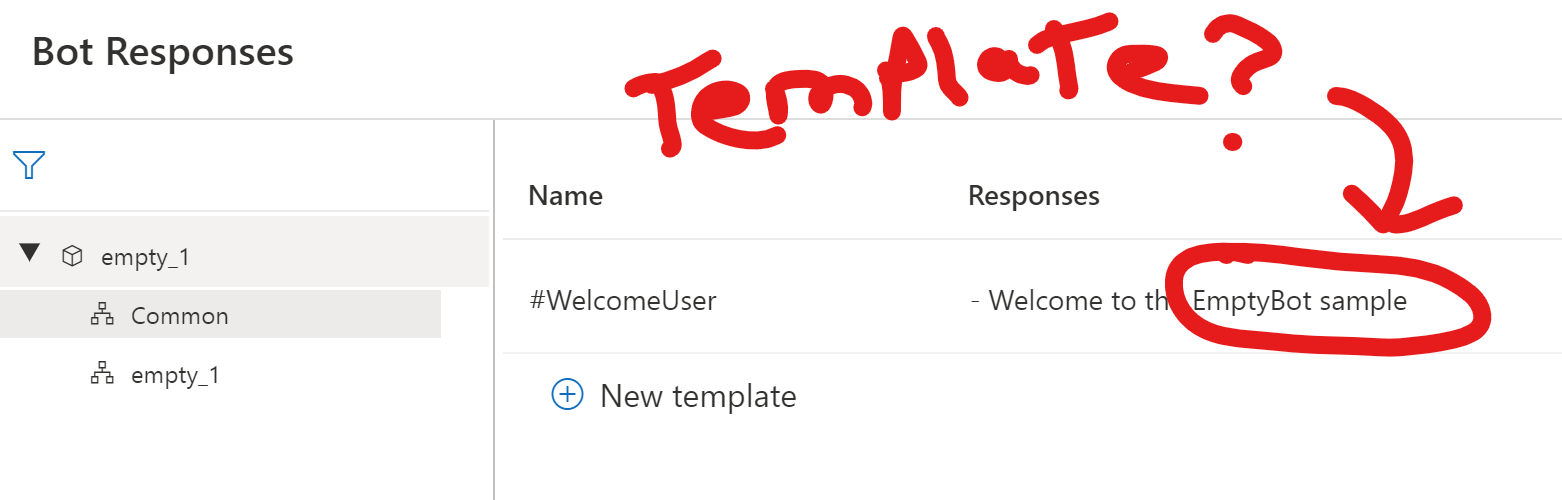 New "Blank Bot", called "empty_1" greets as "EmptyBot sample" · Issue #895 · microsoft ...
