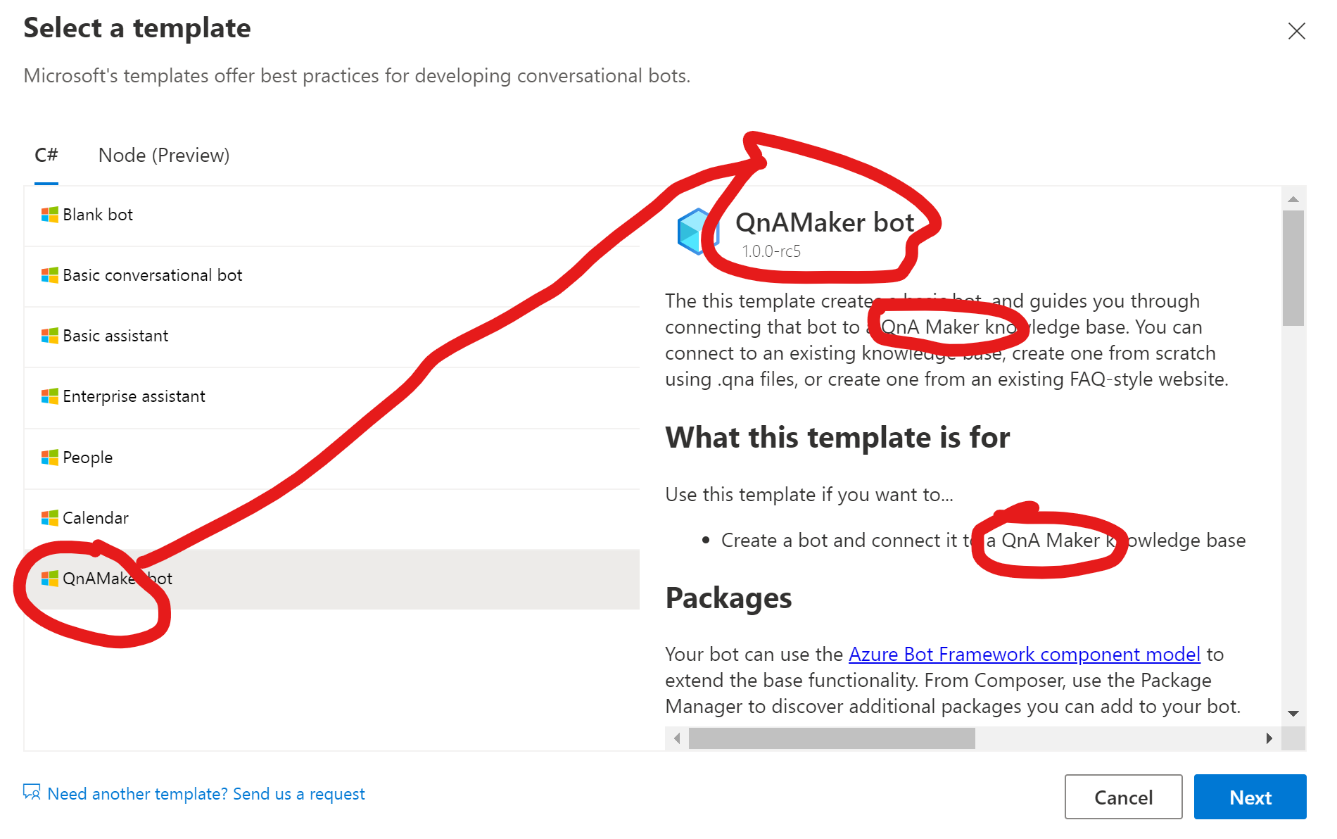 Name Of Qnamaker Bot Template Should Be Qna Maker Bot · Issue 7266 · Microsoft Botframework