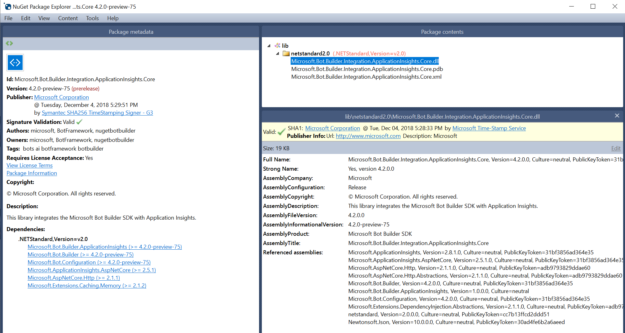 Update build process to handle the new application insights package · Issue #1209 · microsoft ...