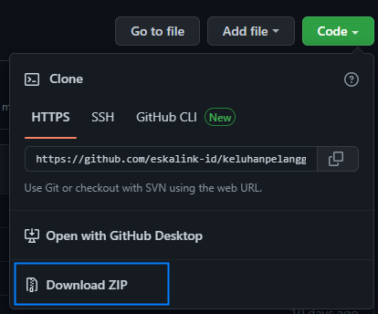 GitHub - eskalink-id/keluhanpelanggan-testdev