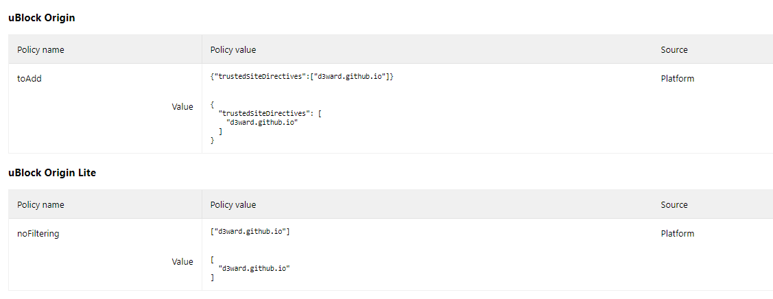 adminSettings Support? · uBlockOrigin uBOL-home · Discussion #35 · GitHub
