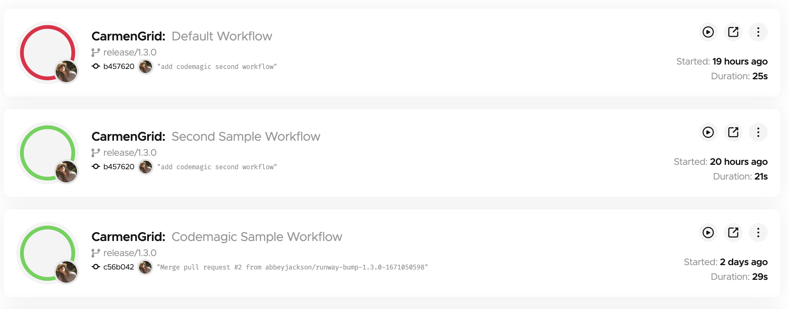 Workflow Id Returned With Get Applications Can Not Be Used To Trigger A Build · Codemagic Ci Cd 