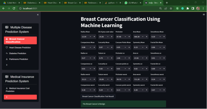 GitHub - MR-ARKA/Multiple-Health-Care-Prediction