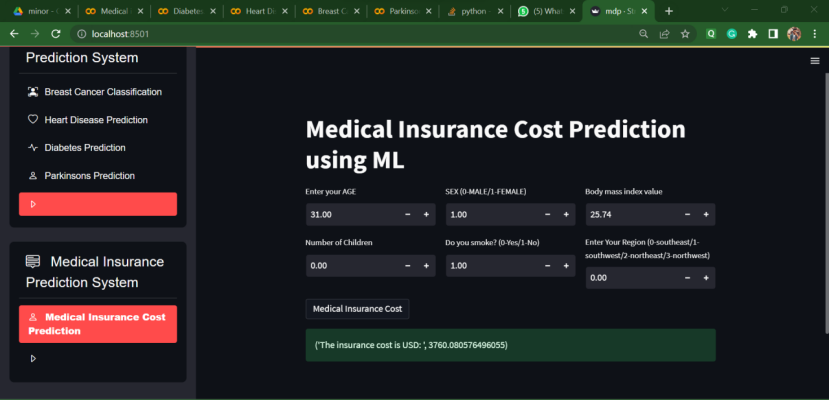 GitHub - MR-ARKA/Multiple-Health-Care-Prediction