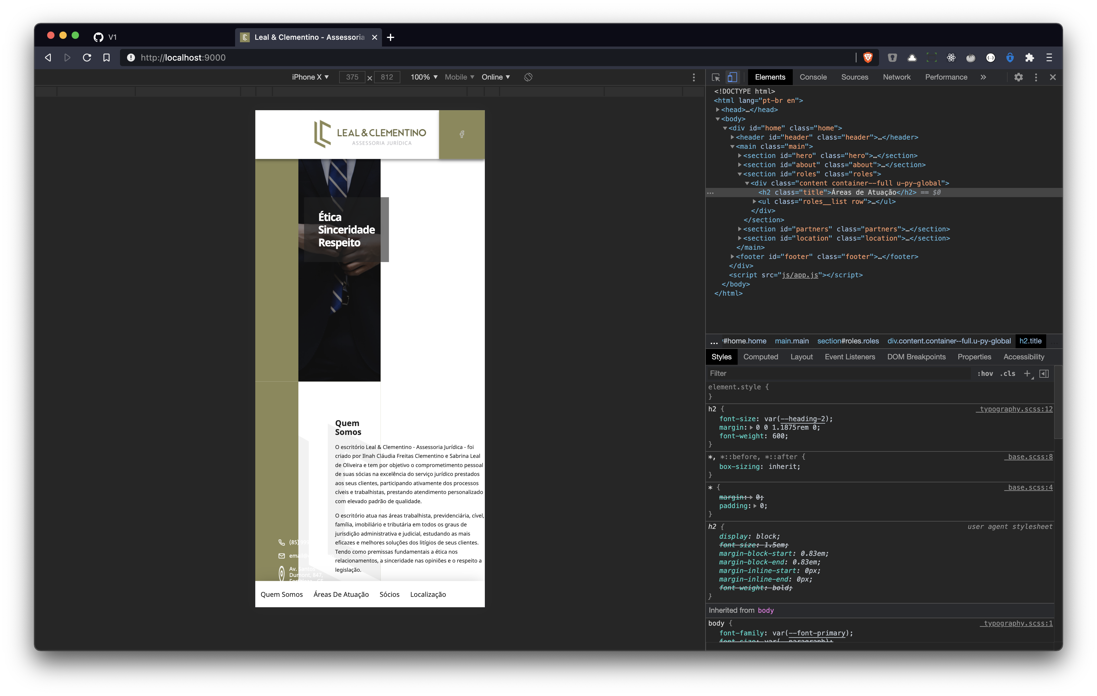 Mobile: Header · Issue #23 · marceloglacial/2021-leal-e-clementino · GitHub