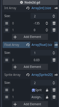 AnimmationPlayer's "method track" does not respect Array types in inspector · Issue #84150 ...