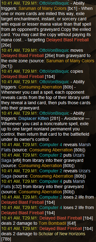 Copies Of Delayed Blast Fireball Cards Cast From Exile Dont Deal 5 