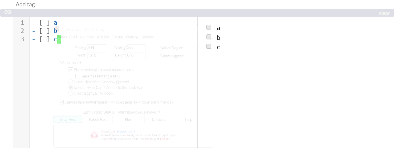 Prettify Markdown should not update spaces in checkbox lists · Issue #3361 · BoostIO/BoostNote ...